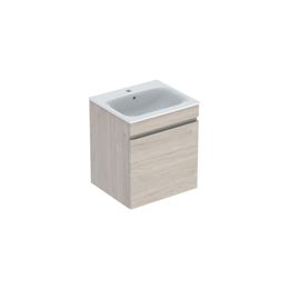 Geberit M&ouml;belwaschtisch-Set Renova Plan 55x62,2x48cm, KP Nussb he besch., WT we. (501914001)