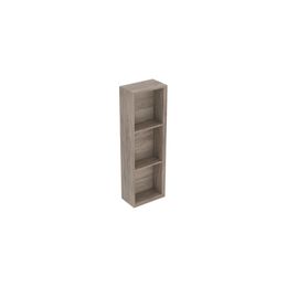 Geberit Regal 22,5x70x13,2cm, recht., nuss/Mel. Struk. (502320JR1)