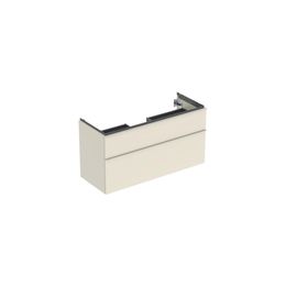 Geberit Waschtischunterschrank iCon 118,4x61,5x47,6cm, 2 L, sa hgl/Gr. sa ma (502306JL1)
