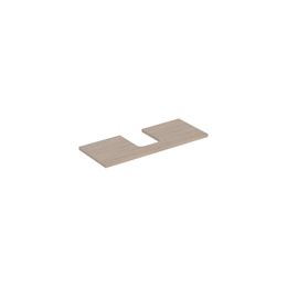 Geberit Waschtisch-Platte One 120x3x47cm, Eiche/Mela Holz, AS mit. (505275005)