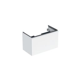 Geberit Waschtischunterschrank Acanto 1 La., 1 I-Lade, B 90cm, w hgl / we. ma (503005011)