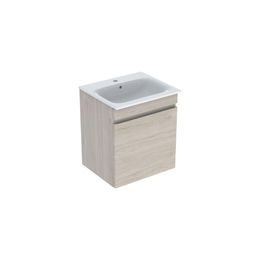 Geberit M&ouml;belwaschtisch-Set Renova Plan 60x62,2x48cm, KP Nussb he besch., WT we. (501915001)