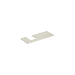 Geberit Waschtisch-Platte One 120x3x47cm, sand-grau/l hg, Ausschn li (505295004)