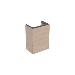 Geberit Handwaschbeckenunterschrank Acanto 1 T&uuml;re, Breite 40cm, Eiche / lava matt (503001JH1)