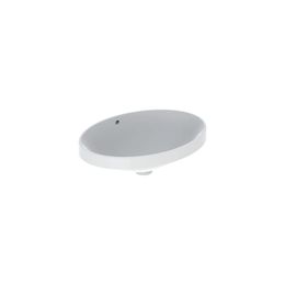 Geberit Einbauwaschtisch VariForm 55x40cm, o Hahnl., m &Uuml;L, ov., we. K-Tect (500717002)