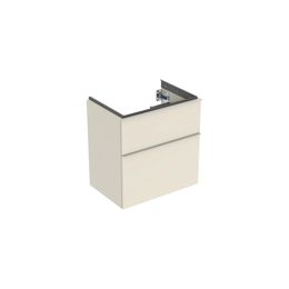 Geberit Waschtischunterschrank iCon 59,2x61,5x41,6cm, 2 L, sa hgl/Gr. sa ma (502307JL1)