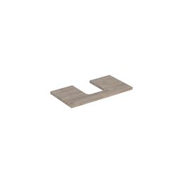 Geberit Waschtisch-Platte One 75x3x47cm, N hick./Mela Holz, AS mit. (505272006)