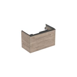 Geberit Waschtischunterschrank Acanto 1 La., 1 I-Lade, B 90cm, Nussb / la. ma (503005JR1)