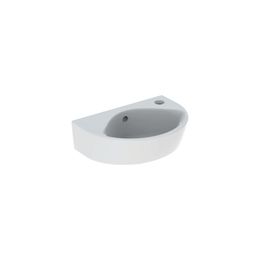 Geberit Handwaschbecken Renova 36x25cm, m HL R, m &Uuml;, vrk A, we/KeraTe (500374018)