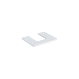 Geberit Waschtisch-Platte One 60x3x47cm, w/lack. ma, Ausschnitt mittig (505271002)