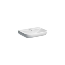 Geberit Waschtisch Smyle 65x48cm, we., mit Hahnloch, mit &Uuml;berlauf (500230011)