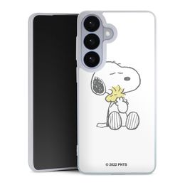 DeinDesign Galaxy S26+ Handy Slim Case Silikon Handyh&uuml;lle transparent H&uuml;lle extra d&uuml;nn Snoopy Love Peanuts Silikon Slim Case