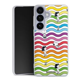 DeinDesign Galaxy S26+ Handy Slim Case Silikon Handyh&uuml;lle transparent H&uuml;lle extra d&uuml;nn Snoopy Muster Peanuts Silikon Slim Case