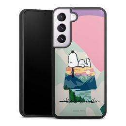 DeinDesign Galaxy S22 Handy Gallery Case Handyh&uuml;lle 9H Geh&auml;rtetes Glas R&uuml;ckseite H&uuml;lle Official Licensed Product Peanuts Snoopy Gallery Case