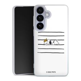 DeinDesign Galaxy S26+ Handy Slim Case Silikon Handyh&uuml;lle transparent H&uuml;lle extra d&uuml;nn Snoopy Dog Peanuts Silikon Slim Case