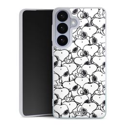 DeinDesign Galaxy S26+ Handy Slim Case Silikon Handyh&uuml;lle transparent H&uuml;lle extra d&uuml;nn Peanuts Snoopy Muster Silikon Slim Case