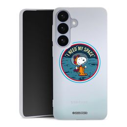 DeinDesign Galaxy S26+ Handy Slim Case Silikon Handyh&uuml;lle transparent H&uuml;lle extra d&uuml;nn Peanuts Weltall Snoopy Silikon Slim Case