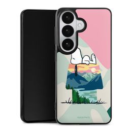 DeinDesign Galaxy S26 Handy Slim Case extra d&uuml;nn Silikon Handyh&uuml;lle schwarz H&uuml;lle Official Licensed Product Peanuts Snoopy Silikon Slim Case