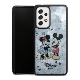 DeinDesign Galaxy A53 5G Handy Gallery Case Handyh&uuml;lle 9H Geh&auml;rtetes Glas R&uuml;ckseite H&uuml;lle Vintage Disney Gallery Case