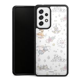 DeinDesign Galaxy A53 5G Handy Gallery Case Handyh&uuml;lle 9H Geh&auml;rtetes Glas R&uuml;ckseite H&uuml;lle Disney Dumbo Bambi Gallery Case