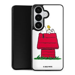 DeinDesign Galaxy S26 Handy Slim Case extra d&uuml;nn Silikon Handyh&uuml;lle schwarz H&uuml;lle Snoopy Peanuts Official Licensed Product Silikon Slim Case