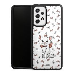 DeinDesign Galaxy A53 5G Handy Gallery Case Handyh&uuml;lle 9H Geh&auml;rtetes Glas R&uuml;ckseite H&uuml;lle Cat Disney Aristocats Mary Gallery Case