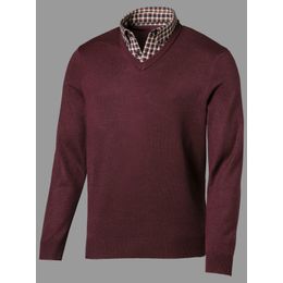 WITT Herren Pullover, bordeaux, Gr&ouml;&szlig;e 50