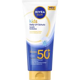 Nivea SUN Sonnenmilch Kids sensitiv, daily uv Schutz, LSF 50+