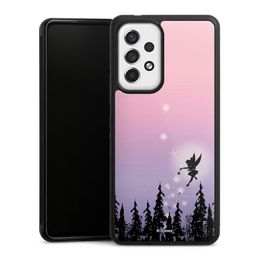 DeinDesign Galaxy A53 5G Handy Gallery Case Handyh&uuml;lle 9H Geh&auml;rtetes Glas R&uuml;ckseite H&uuml;lle Tinkerbells Disney Official Licensed Product Gallery Case