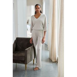 French Connection Damen Strickhose, beige meliert, Gr&ouml;&szlig;e 44/46