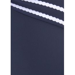 Lascana Schwimmanzug, Blau, Gr. 44B, Damen, Badeanz&uuml;ge, Material: Polyamid, Elasthan