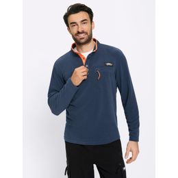 Catamaran Sports Herren Fleeceshirt mit Rei&szlig;verschluss-Brusttasche, dunkelblau, Gr&ouml;&szlig;e 44/46