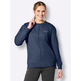 Catamaran Sports Damen Freizeitshirt mit Biese vorne, dunkelblau, Gr&ouml;&szlig;e 36/38