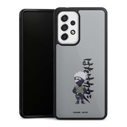 DeinDesign Galaxy A53 5G Handy Gallery Case Handyh&uuml;lle 9H Geh&auml;rtetes Glas R&uuml;ckseite H&uuml;lle Naruto Shippuden Kakashi Official Licensed Product Gallery Case