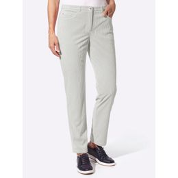WITT Damen Cordhose in 5-Pocket-Form, ecru, Gr&ouml;&szlig;e 40