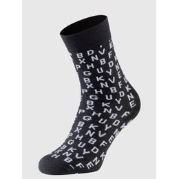w&auml;schepur w&auml;schepur Damen Socken, grau-wei&szlig;, Gr&ouml;&szlig;e 47-50