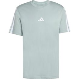 Adidas M 3S SJ T B Funktionsshirt Herren - Gr&ouml;&szlig;e S - gr&uuml;n