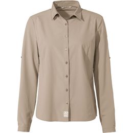 Vaude Rosemoor IV Funktionsbluse Damen - Gr&ouml;&szlig;e 36 - beige