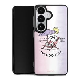 DeinDesign Galaxy S26 Handy Slim Case extra d&uuml;nn Silikon Handyh&uuml;lle schwarz H&uuml;lle Snoopy Official Licensed Product Peanuts Silikon Slim Case