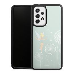 DeinDesign Galaxy A53 5G Handy Gallery Case Handyh&uuml;lle 9H Geh&auml;rtetes Glas R&uuml;ckseite H&uuml;lle Disney Tinkerbells Dandelion Gallery Case