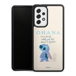 DeinDesign Galaxy A53 5G Handy Gallery Case Handyh&uuml;lle 9H Geh&auml;rtetes Glas R&uuml;ckseite H&uuml;lle Disney Lilo & Stitch Official Licensed Product Gallery Case