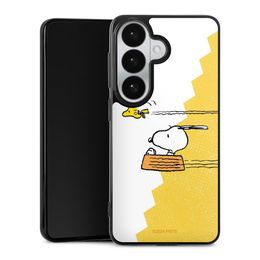 DeinDesign Galaxy S26 Handy Slim Case extra d&uuml;nn Silikon Handyh&uuml;lle schwarz H&uuml;lle Snoopy Peanuts Children Silikon Slim Case