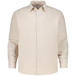 Jack & Jones Gro&szlig;e Gr&ouml;&szlig;en Jack&Jones Freizeithemd mit Leinen Farbe beige Gr&ouml;&szlig;e: 5XL