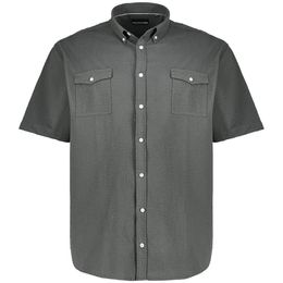 Gro&szlig;e Gr&ouml;&szlig;en North Overshirt in Seersucker-Qualit&auml;t Farbe gr&uuml;n Gr&ouml;&szlig;e: 3XL