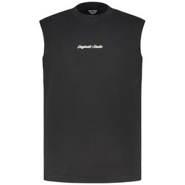Jack & Jones Gro&szlig;e Gr&ouml;&szlig;en Jack&Jones Tanktop mit Label-Stickerei Farbe schwarz Gr&ouml;&szlig;e: 7XL