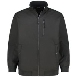 Jack & Jones Gro&szlig;e Gr&ouml;&szlig;en Jack&Jones Softshelljacke, wasserabweisend Farbe schwarz Gr&ouml;&szlig;e: 7XL