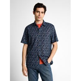 Tom Tailor Hemd Herren Gr&ouml;&szlig;e S blau / navy / dunkelorange