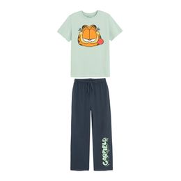 Cool Club Pyjama Jungen Gr&ouml;&szlig;e 152 pastellblau / dunkelblau