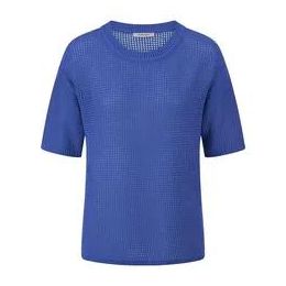 Rundhals-Pullover Peter Hahn blau, 50
