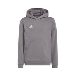 adidas Performance Sportsweatshirt 'Entrada 22' Jungen Gr&ouml;&szlig;e 176 graumeliert / wei&szlig;